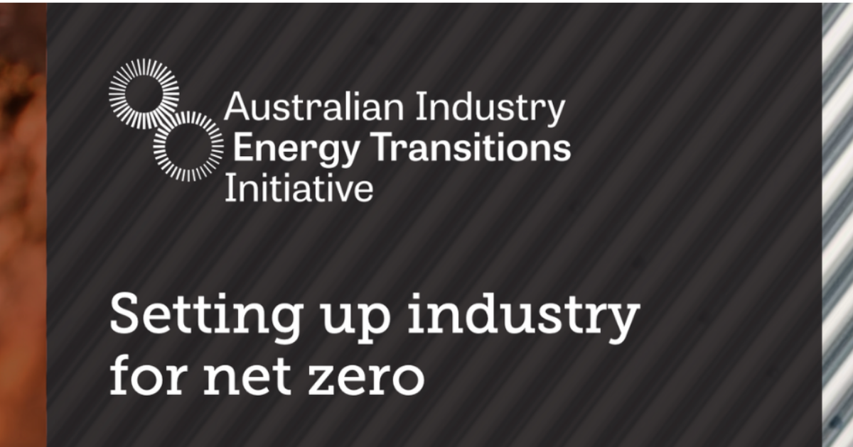 Industry Initiative eyes Pilbara,… | Energy & Resources Knowledge Hub