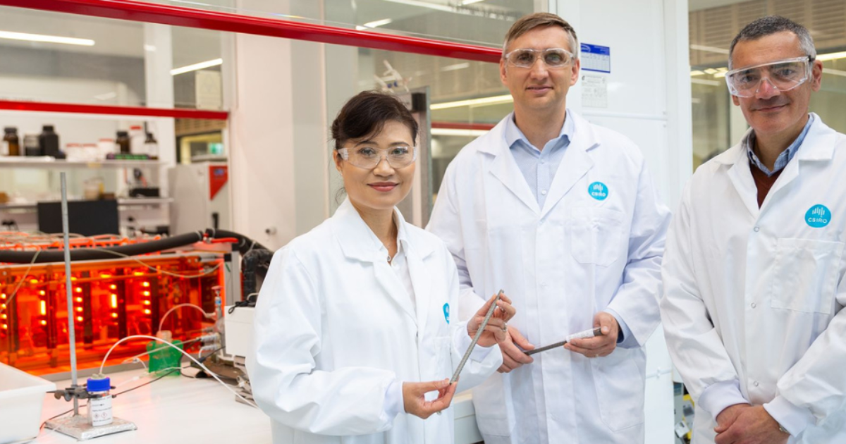 Australian first as CSIRO develops… | Energy & Resources Knowledge Hub