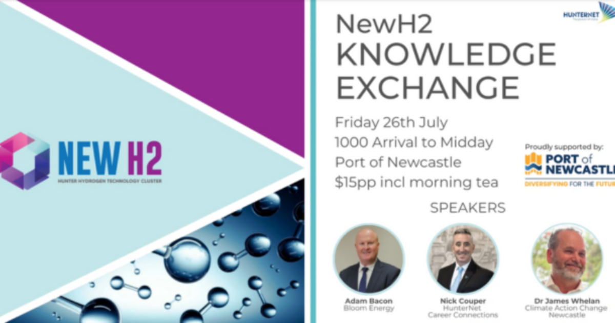 July NewH2 Knowledge Exchange to… | Energy & Resources Knowledge Hub